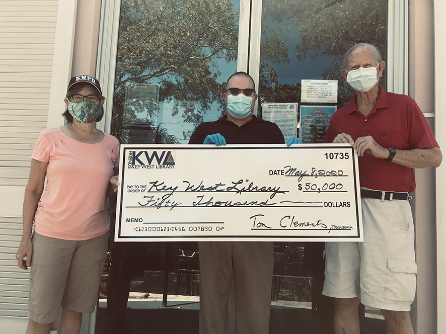 Friends of the Key West Library Donate $50,000 to the Library | KONK Life