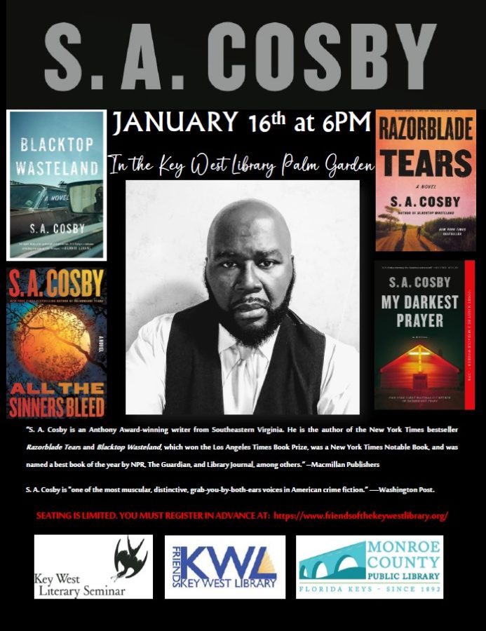 S.A. Cosby at the Key West Library | KONK Life