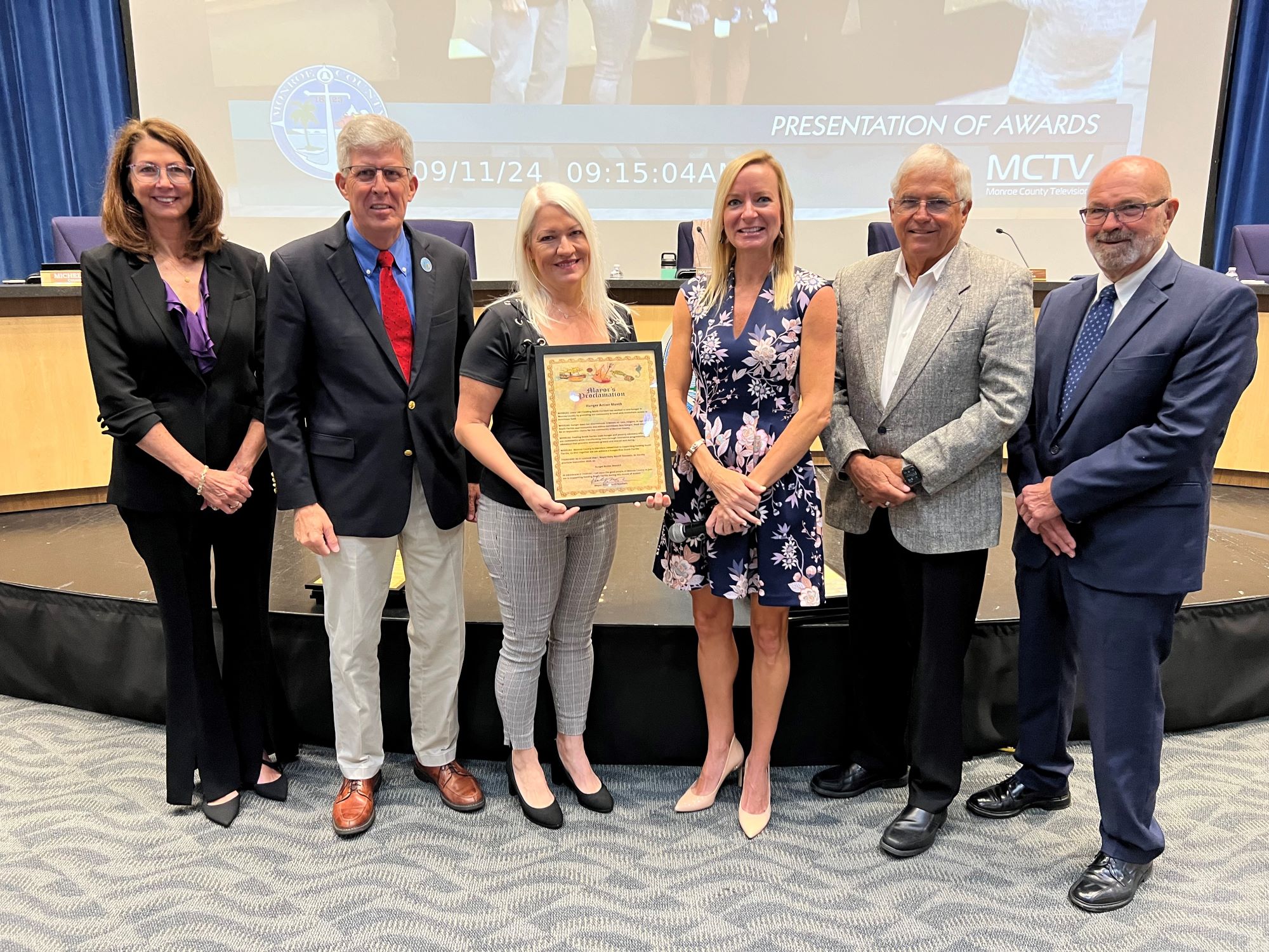 BOARD OF COUNTY COMMISSIONERS PROCLAIM SEPTEMBER AS HUNGER ACTION MONTH ...