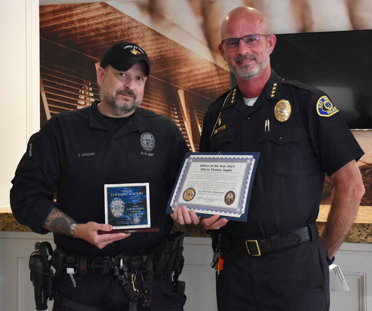 Anglin Named Officer of the Year | KONK Life